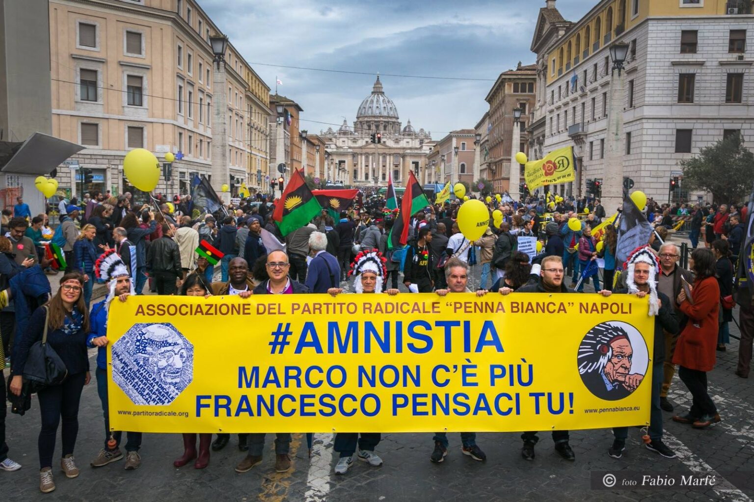 "Pennabianca" e la marcia per la giustizia promossa dal Partito Radicale